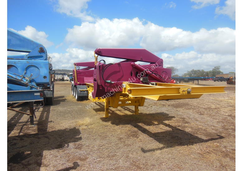 Buy Used 1989 steelbro Maroon Side Loader Side Loader Trailer in ...