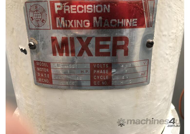 Used 1996 precision 1996 Precision Dough Mixing Machine w Attachments ...