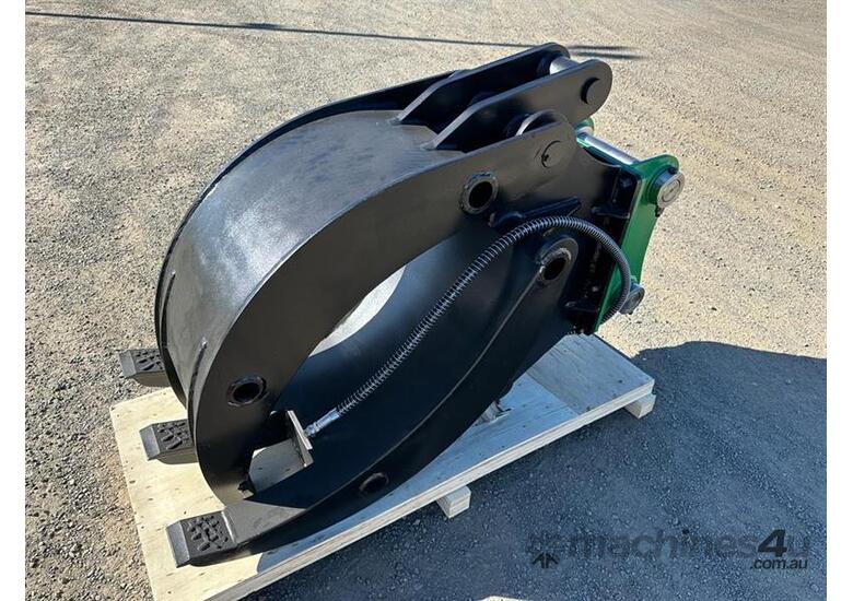 Used SINGLE RAM HYDRAULIC Single Ram Hydraulic Grapple Attachment ...